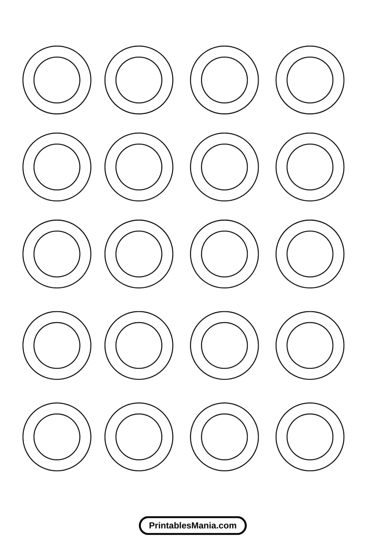 Macaron Template Printable - Printables Mania