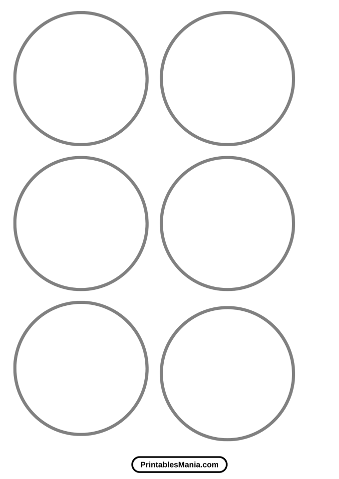 Printable Circle Template - Printables Mania