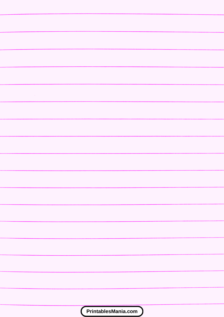Lined Paper Printable PDF - Printables Mania