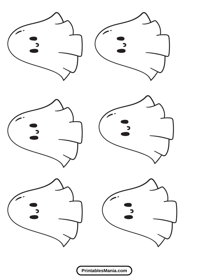 Ghost Template Printable - Printables Mania