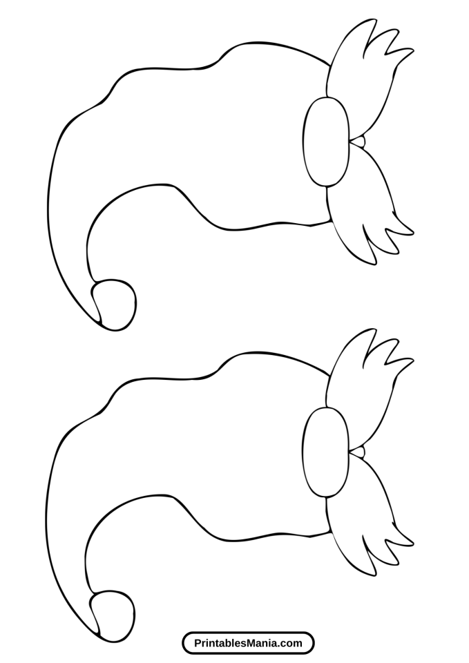 Printable Gnome Template - Printables Mania