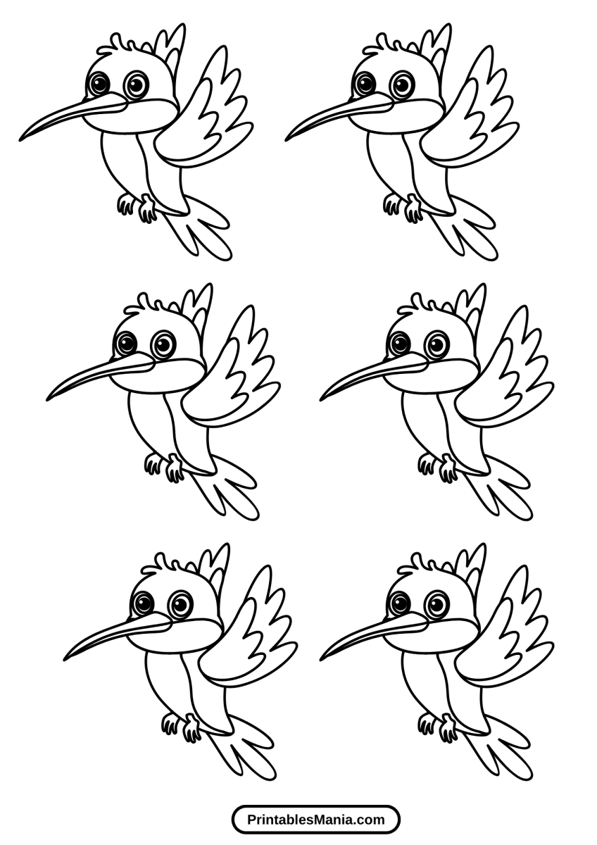 Bird Printable Template - Printables Mania