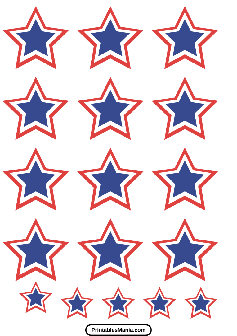 Star Cut Out Printable - Printables Mania