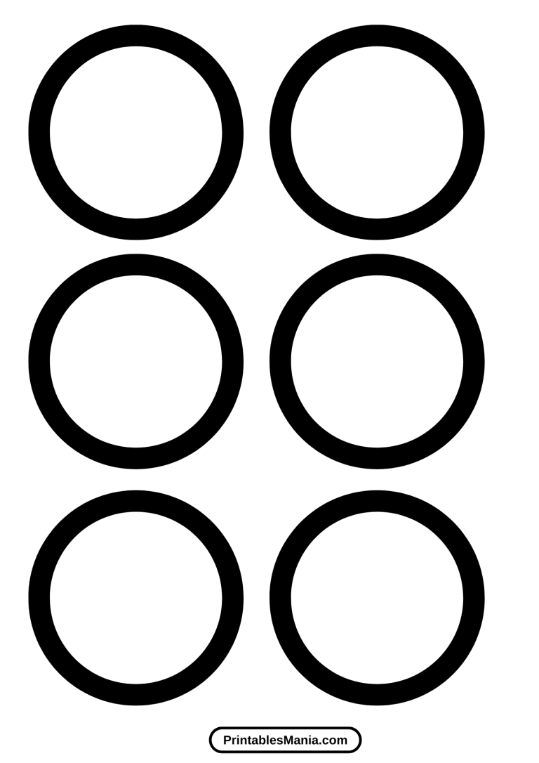 Printable Circle Template - Printables Mania