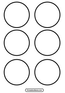Printable Circle Template - Printables Mania
