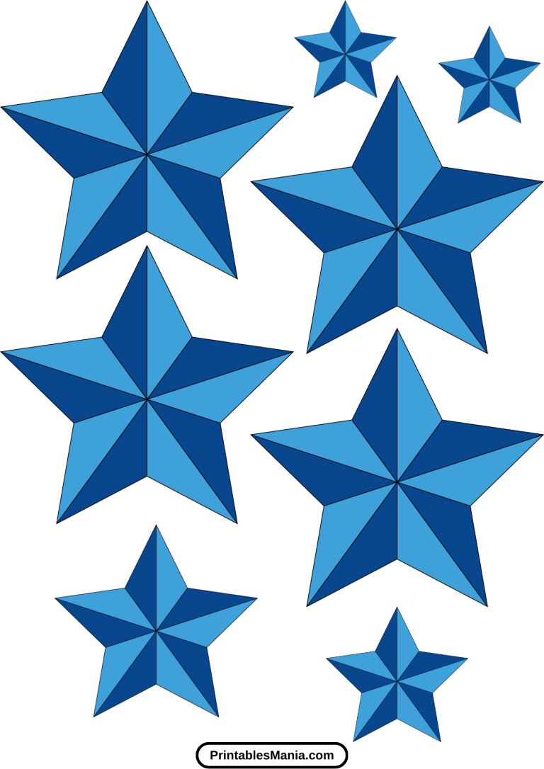 Star Cut Out Printable - Printables Mania