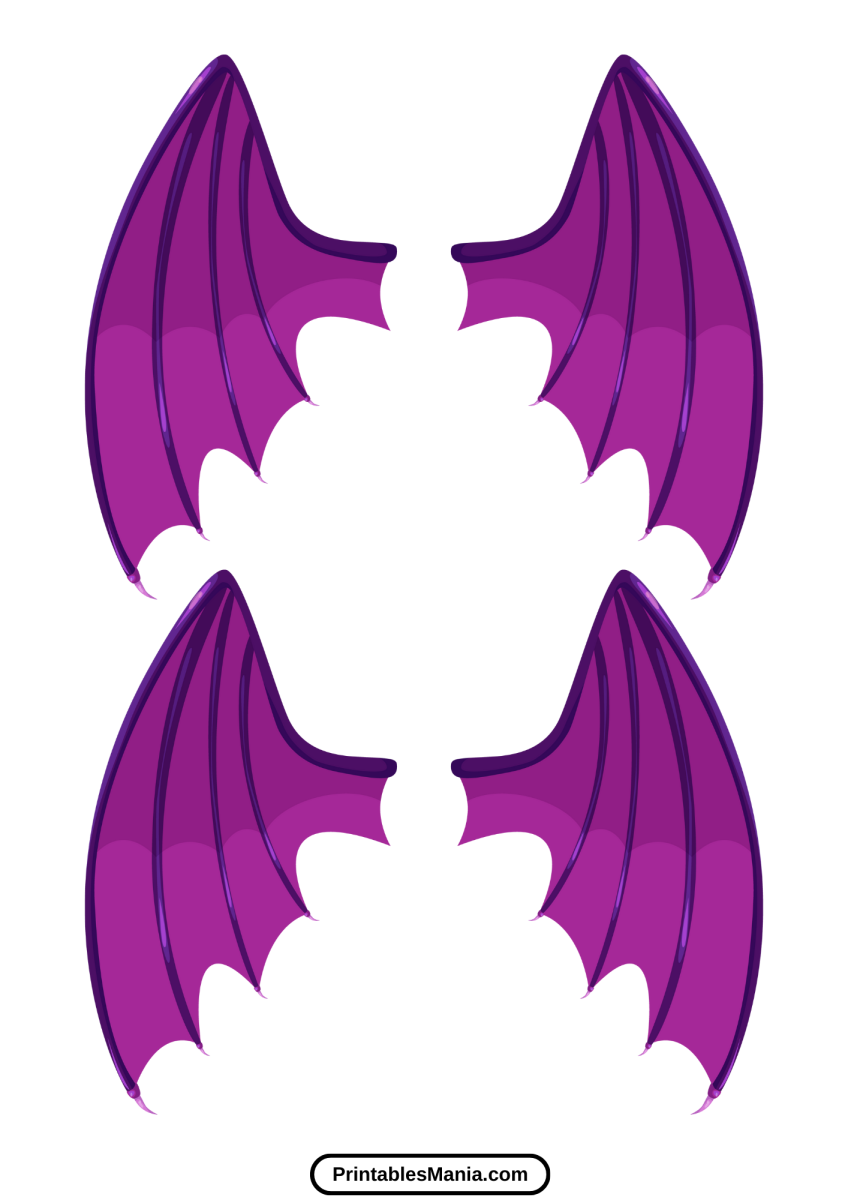 Bat Template Printable - Printables Mania