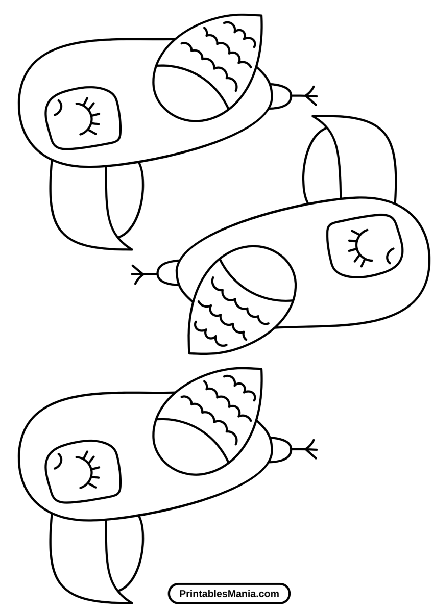 Bird Printable Template - Printables Mania