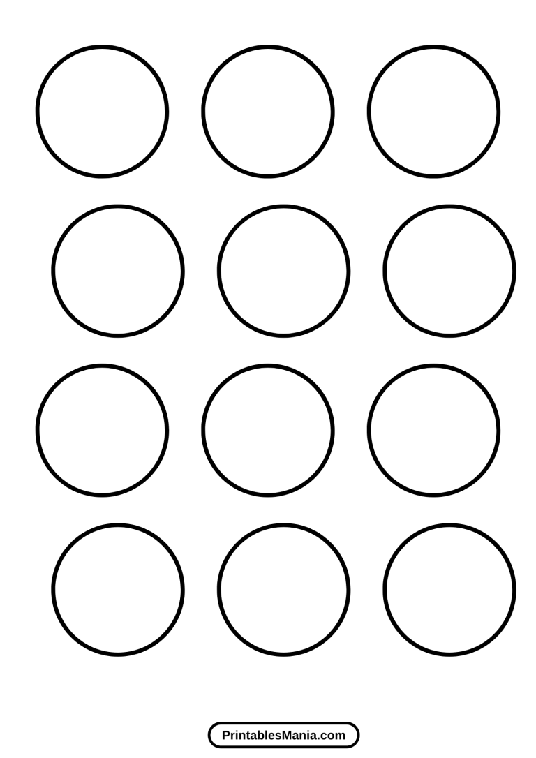 Printable Circle Template - Printables Mania