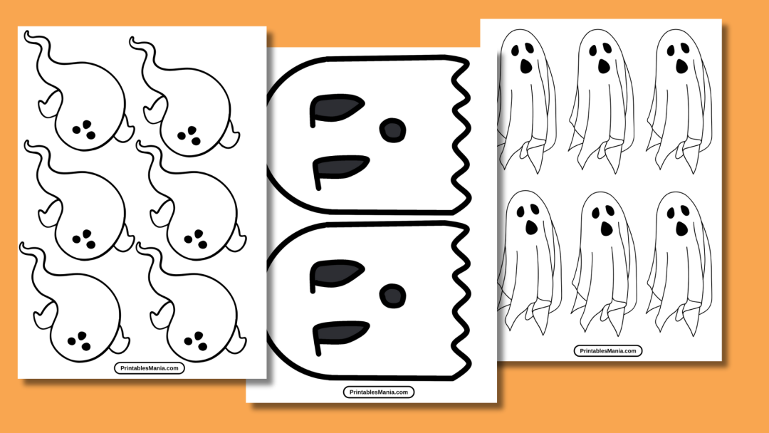 Ghost Template Printable - Printables Mania