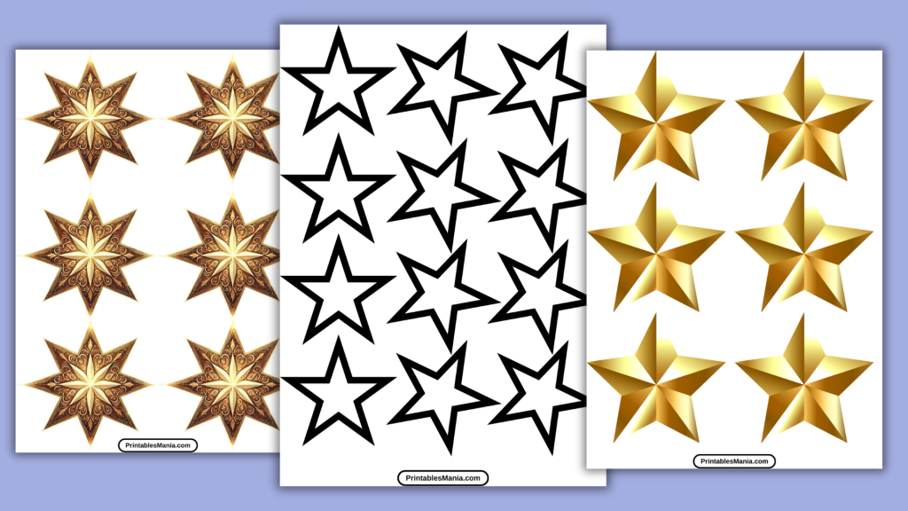Star Cut Out Printable - Printables Mania