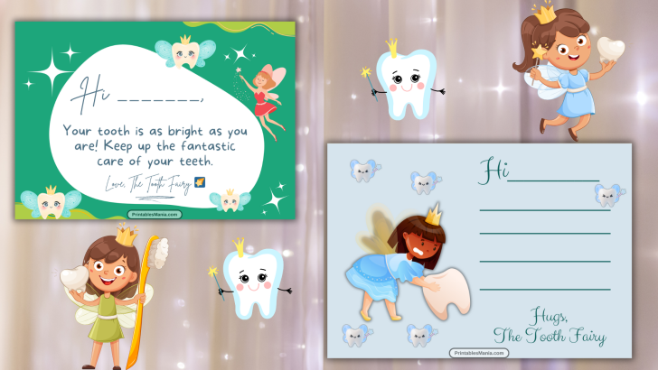 Tooth Fairy Note Printable - Printables Mania