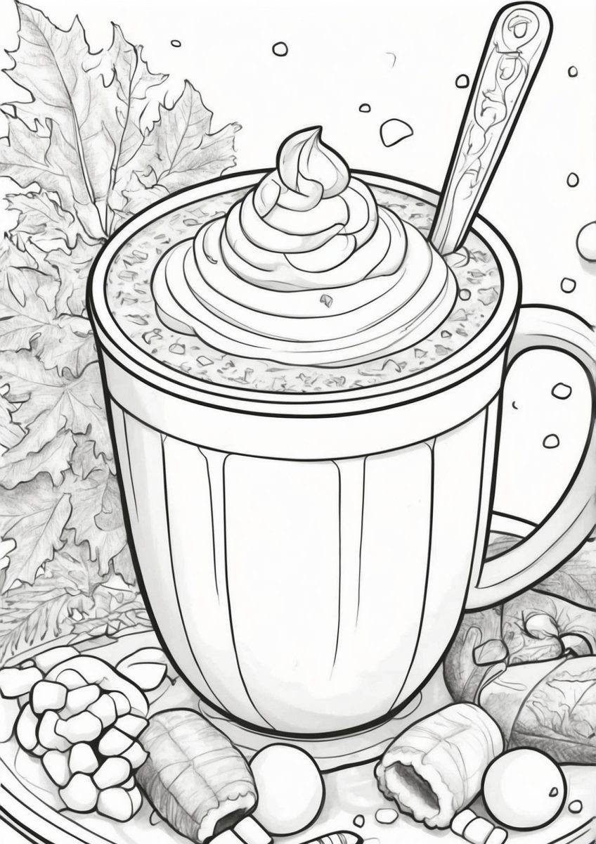 Hot Cocoa Coloring Pages - Printables Mania