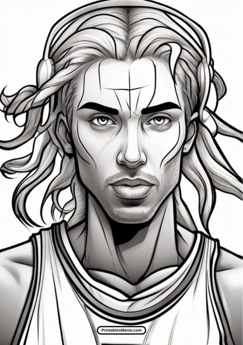 Basketball Coloring Page - Printables Mania