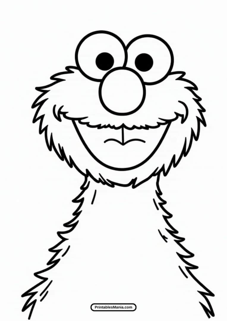Elmo Coloring Pages - Printables Mania