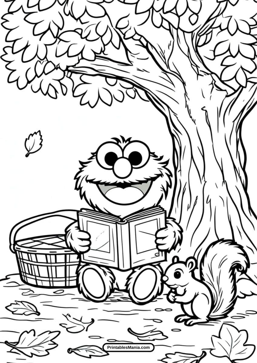 Elmo Coloring Pages - Printables Mania