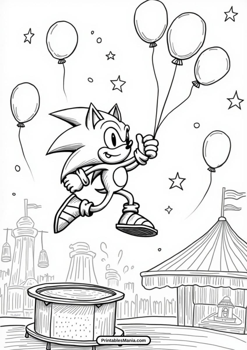 Sonic 3 Coloring Pages - Printables Mania