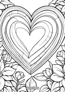 Valentine's Day Coloring Pages - Printables Mania