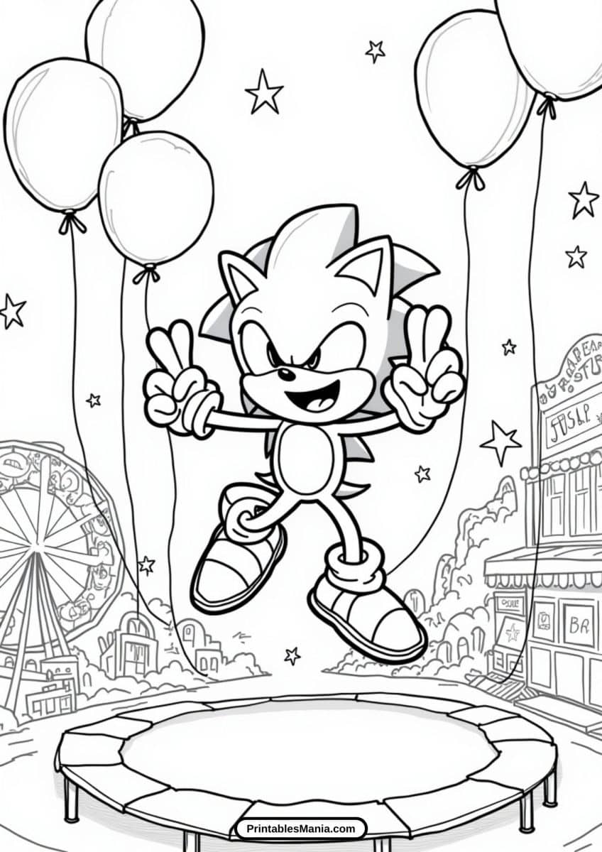 Sonic 3 Coloring Pages - Printables Mania