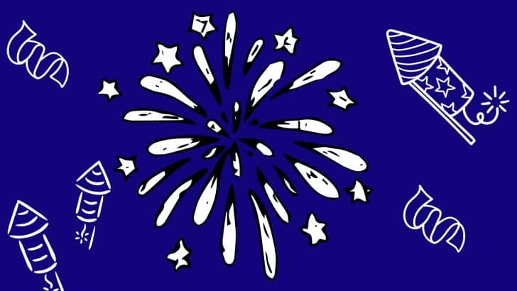 Fireworks Drawing Ideas Easy - Printables Mania