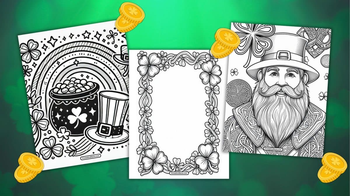 Free Printable St Patrick's Day Coloring Pages - Printables Mania