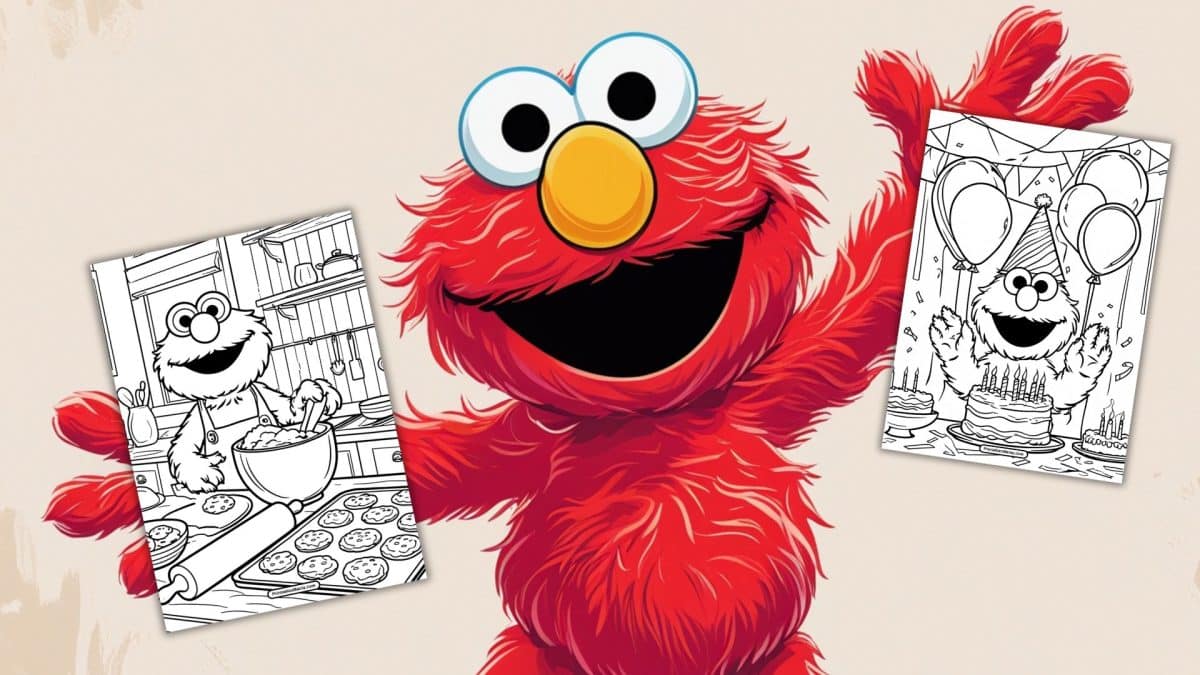 Elmo Coloring Pages - Printables Mania