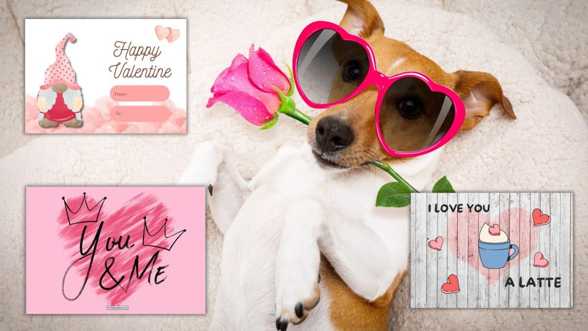 Valentine's Day Printable Card - Printables Mania