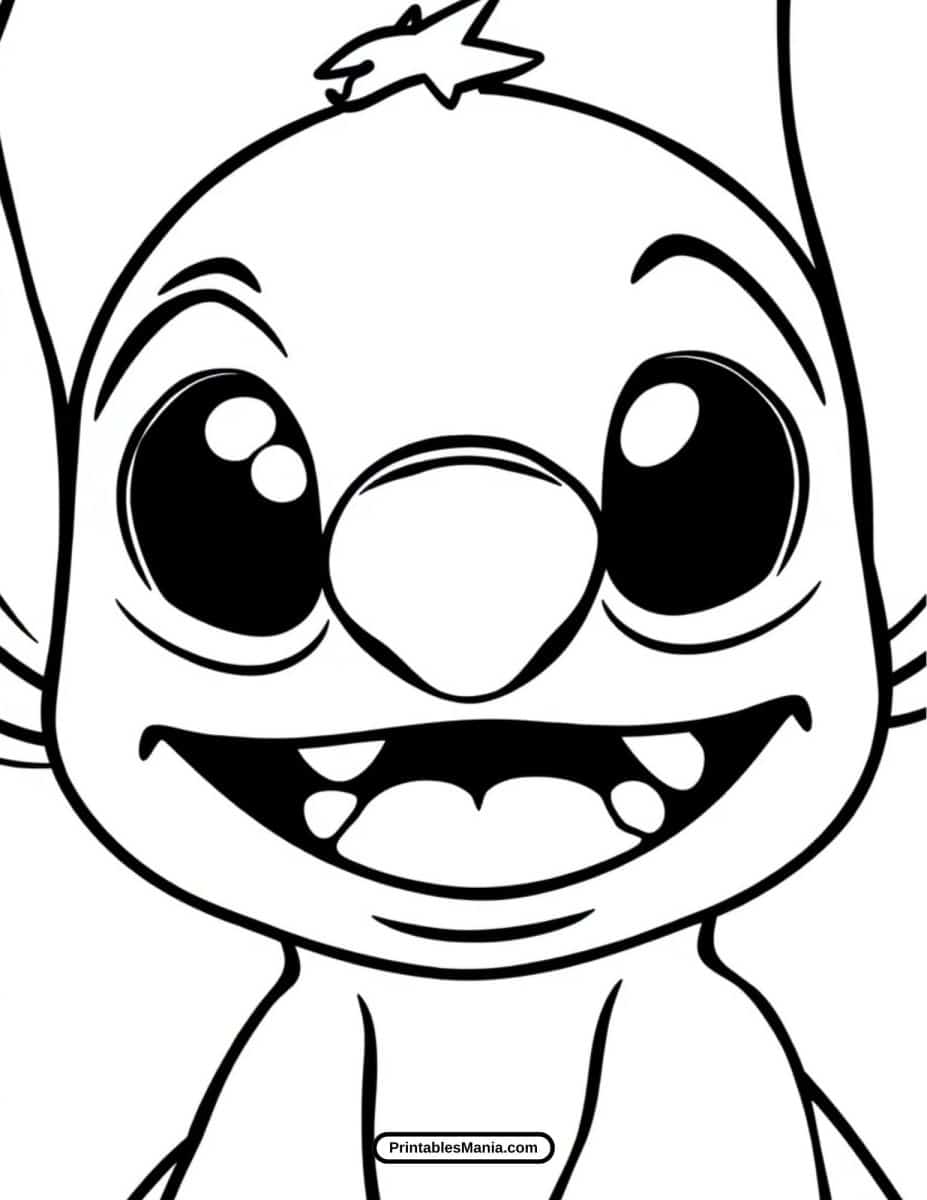 Stitch Coloring Pages - Printables Mania
