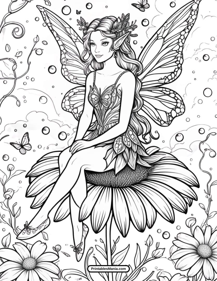 Spring Coloring Pages For Adults - Printables Mania