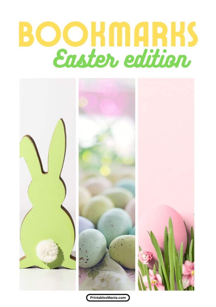 Easter Bookmarks Free Printable - Printables Mania