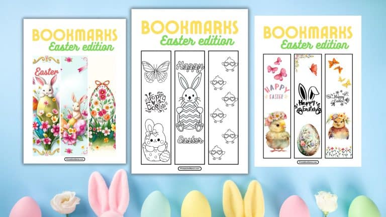 Easter Bookmarks Free Printable - Printables Mania