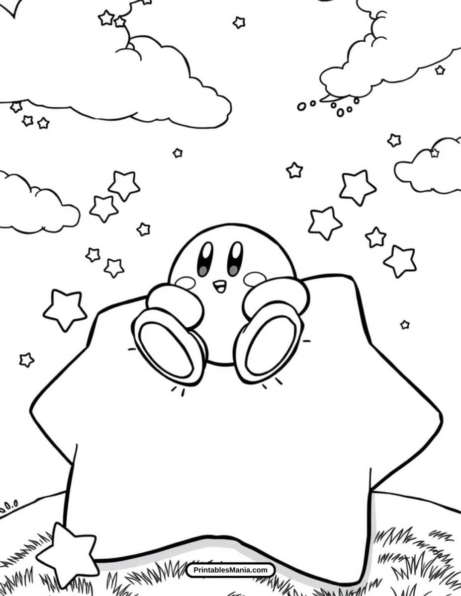 Kirby Coloring Pages - Printables Mania