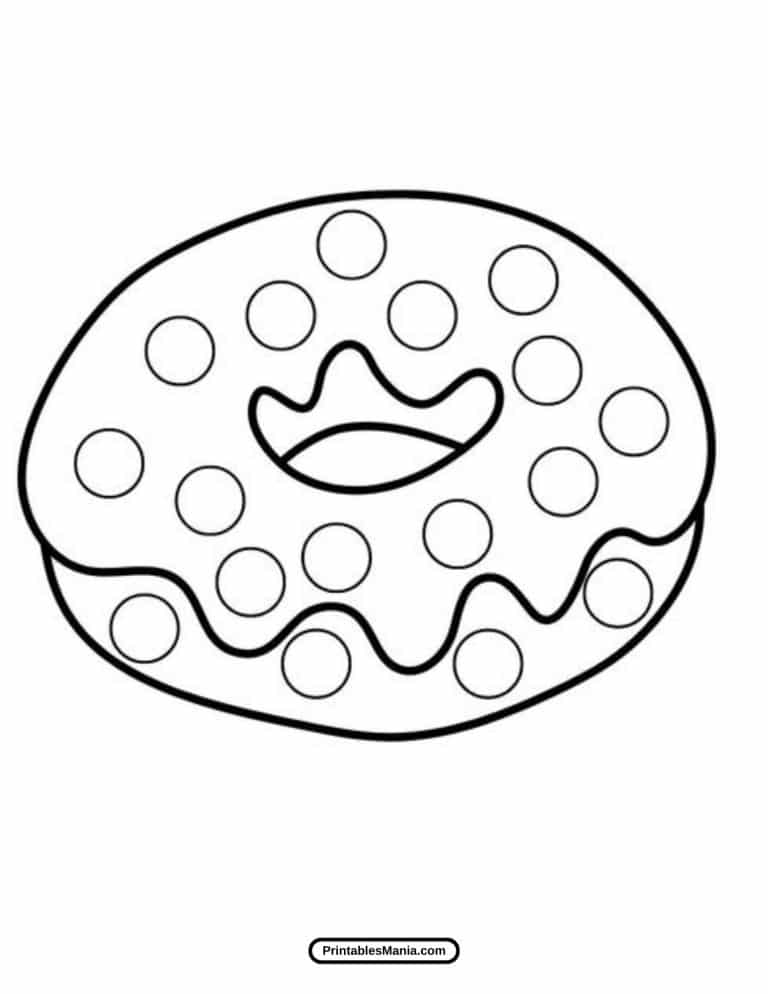 Dot Marker Coloring Pages Free - Printables Mania