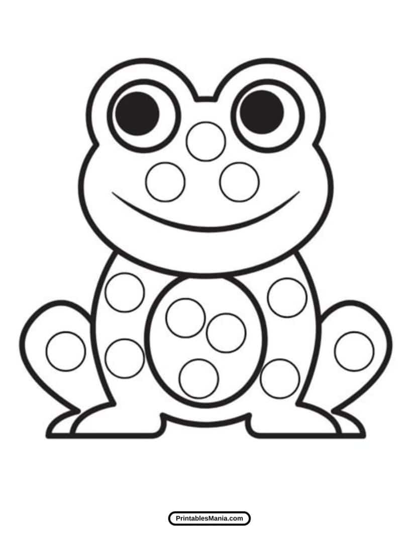 Dot Marker Coloring Pages Free - Printables Mania