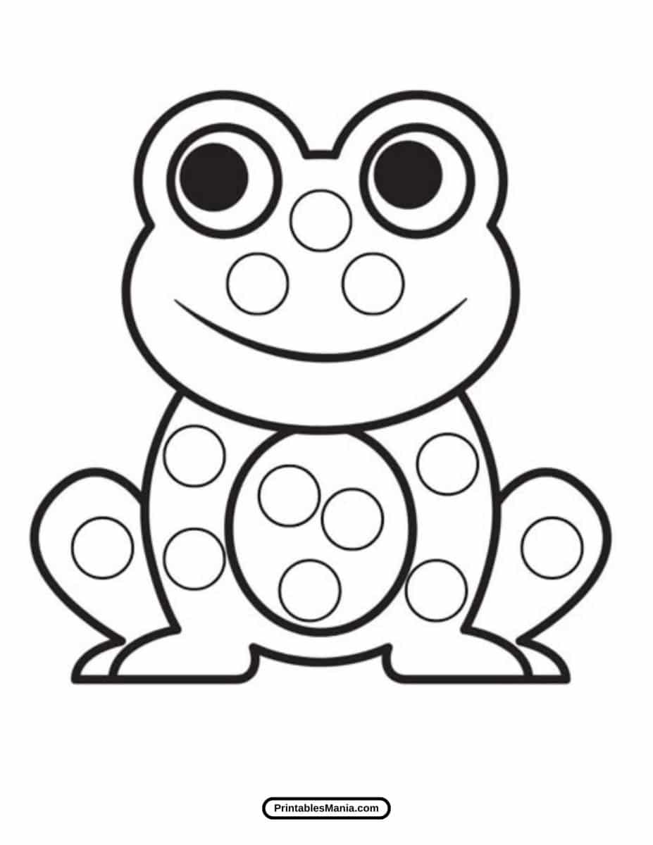 Dot Marker Coloring Pages Free - Printables Mania