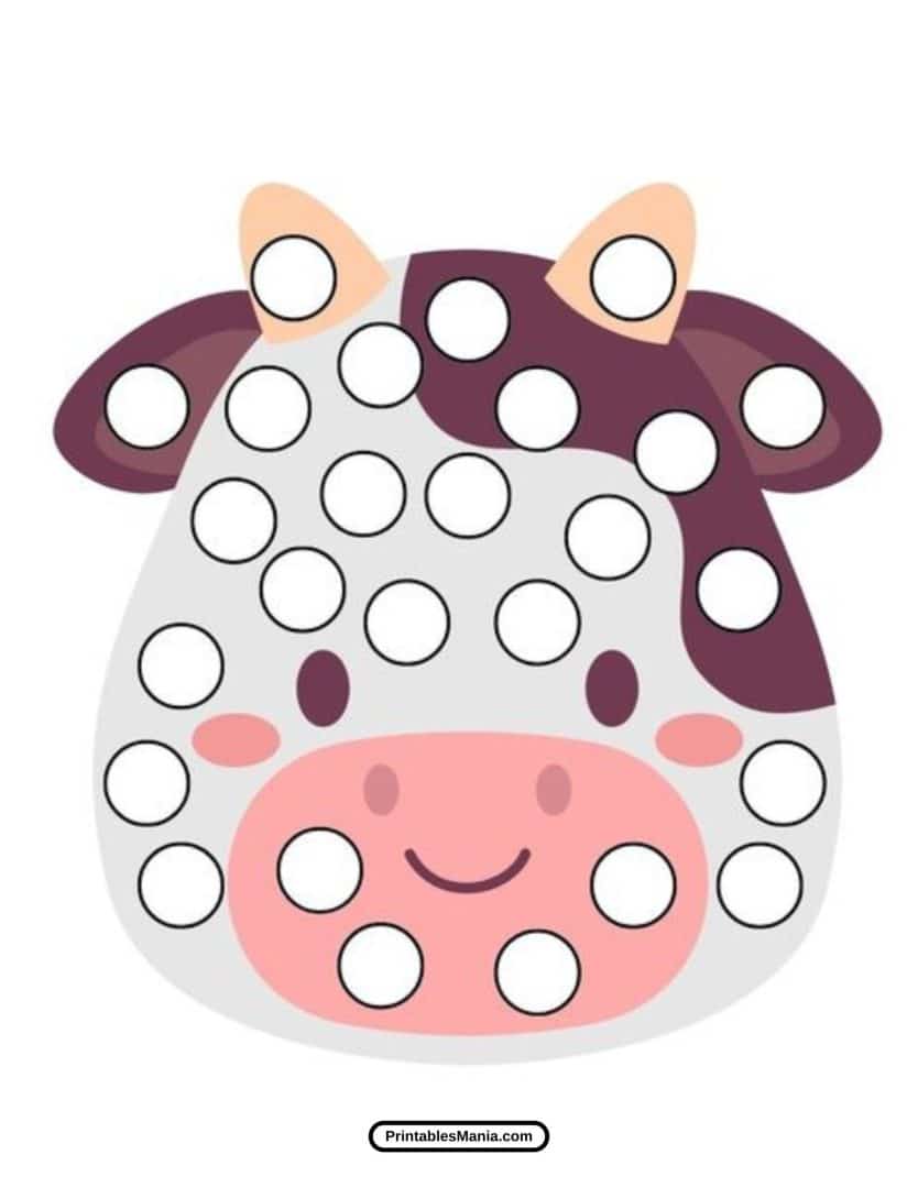 Dot Marker Coloring Pages Free - Printables Mania